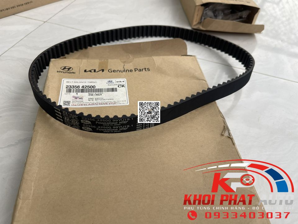 Phụ tùng chính hãng: Dây Curoa Hyundai Libero Porter H100 máy cơ D4BF ...